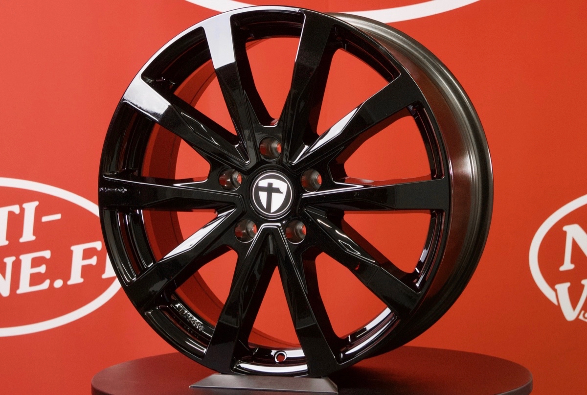 TOMASON TN28 BLACK PAINTED Alumiinivanteet 7.5x18" 5x118 ET53 Ø71.1 ...