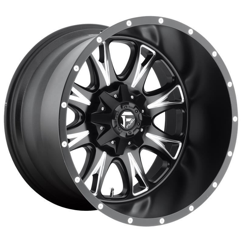 STATUSFÄLGAR FC513 MATTE BLACK MILLED Alumiinivanteet 6.5x17" 8x200 ...