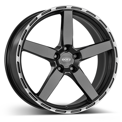 DOTZ MARINABAY DARK Alumiinivanteet 8.5x18" 5x114.3 ET45 Ø71.6 ...