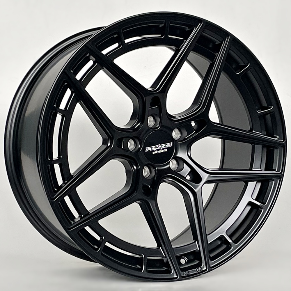 FORZZA MAGNUM SATIN BLACK Alumiinivanteet 8.5x19" 5x112 ET30 Ø66.6 ...