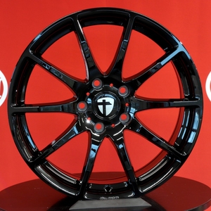 TOMASON TN1 BLACK PAINTED Alumiinivanteet 7x17" 4x100 ET38 Ø63.4 ...