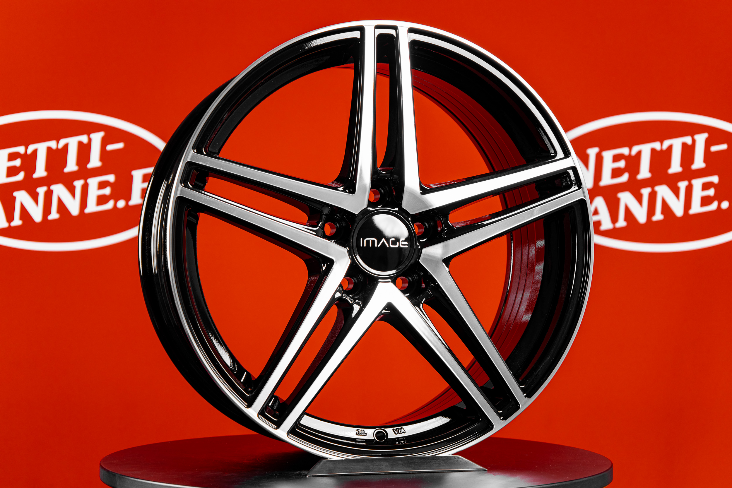 Image Star FF G.Blk/Pol Alumiinivanteet 7.5x18" 5x112 ET44 Ø66.5 ...